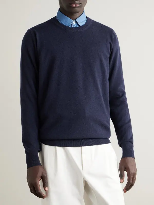 GHIAIA Crewneck Sweater - Blue
