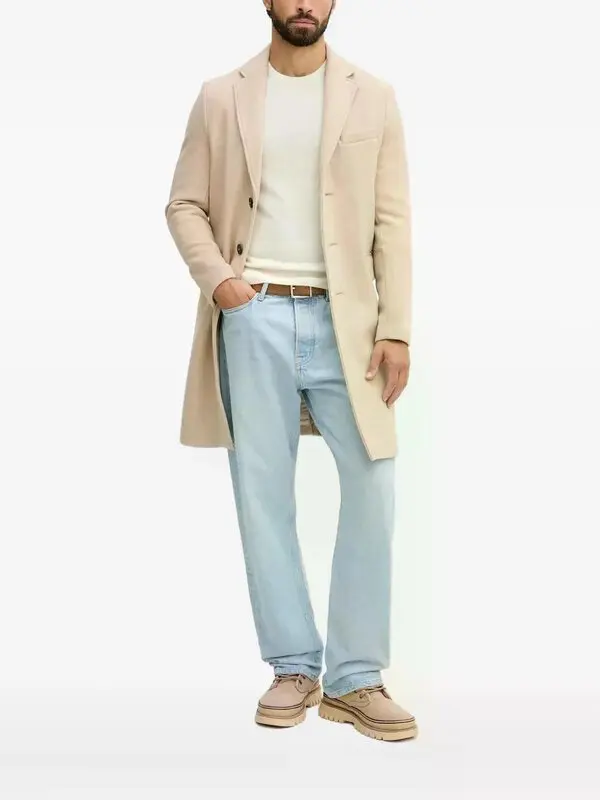 BENETTON Buttoned Chest-pocket Coat