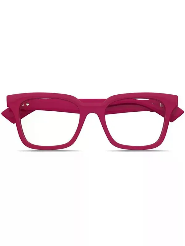 Gucci Square-frame Glasses - Red
