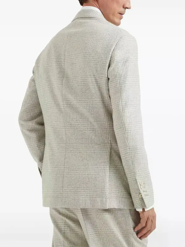 Brunello Cucinelli Check Blazer