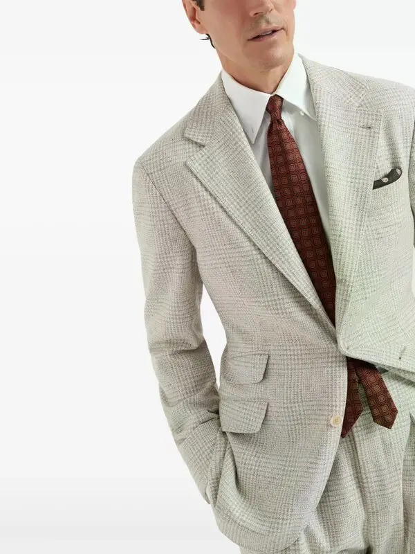 Brunello Cucinelli Check Blazer