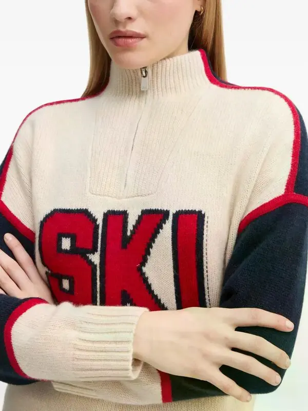 From Future Ski Graphic Zip-up Sweater