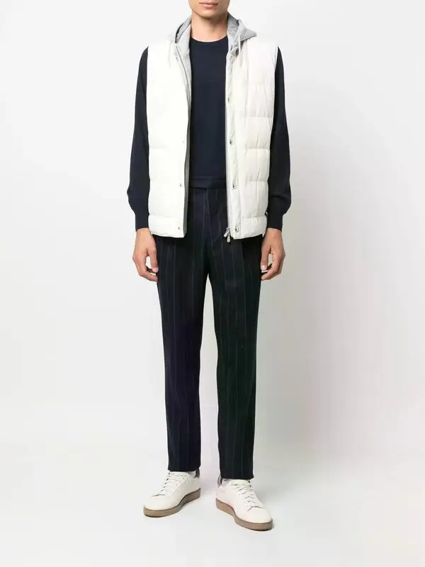 Brunello Cucinelli Pinstripe Straight-leg Trousers