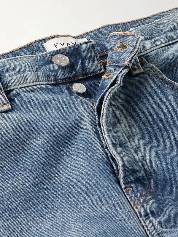 FRAME The Straight Leg Jeans - Blue