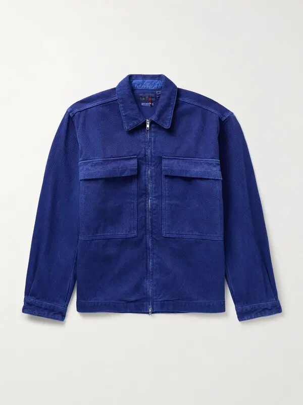 Blue Blue Japan Indigo-dyed Sashiko Cotton Jacket