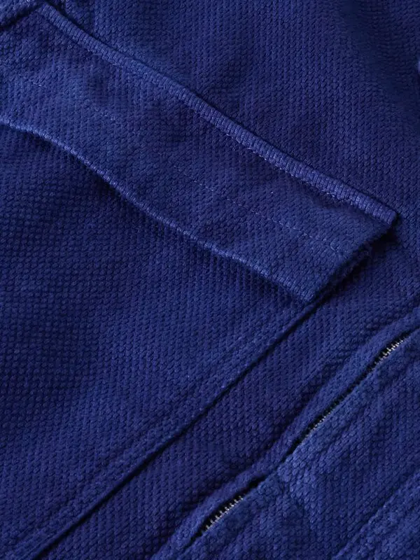 Blue Blue Japan Indigo-dyed Sashiko Cotton Jacket