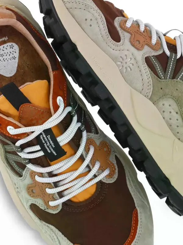 FLOWER MOUNTAIN Cutout Leather Trainer