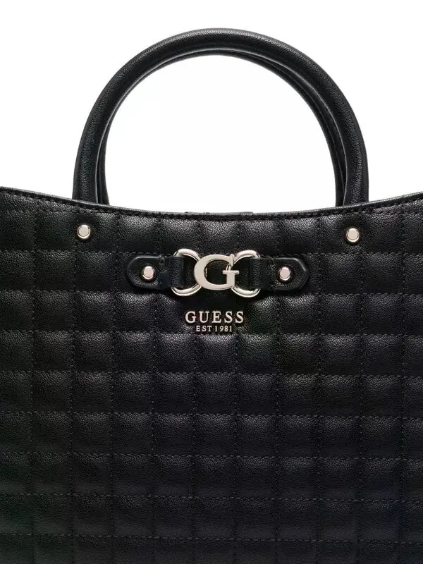 Guess Quilted-design Tote Bag