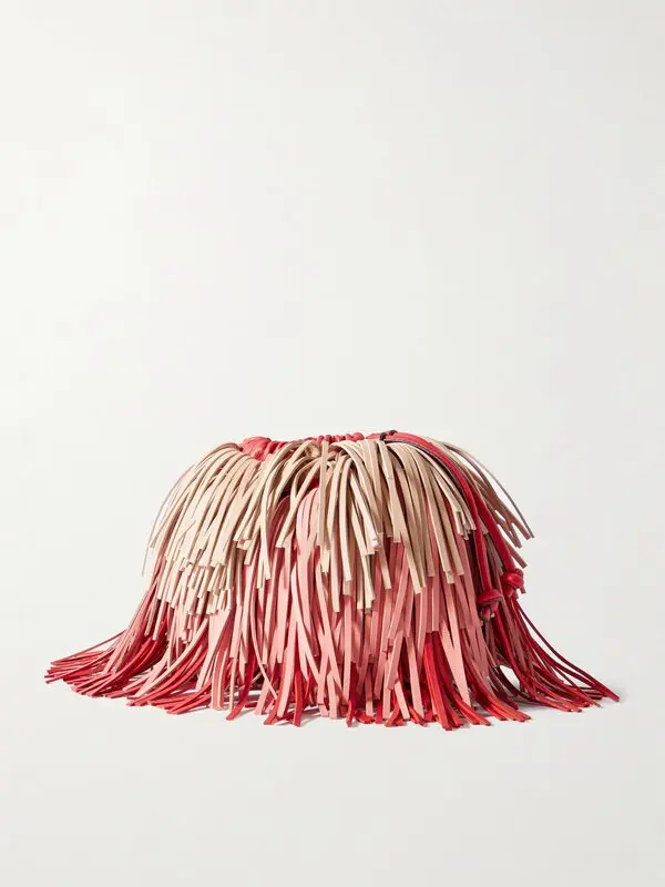 Zimmermann Fringed Leather Shoulder Bag