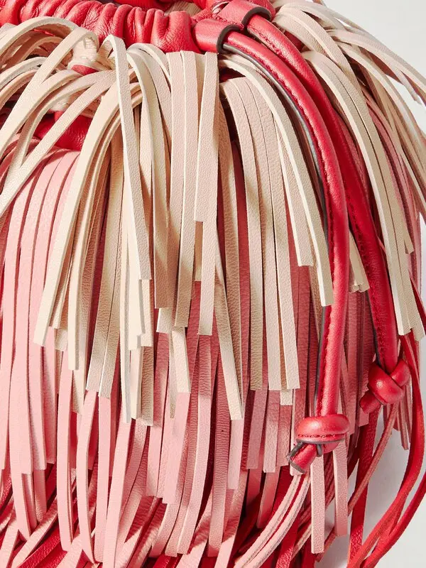 Zimmermann Fringed Leather Shoulder Bag
