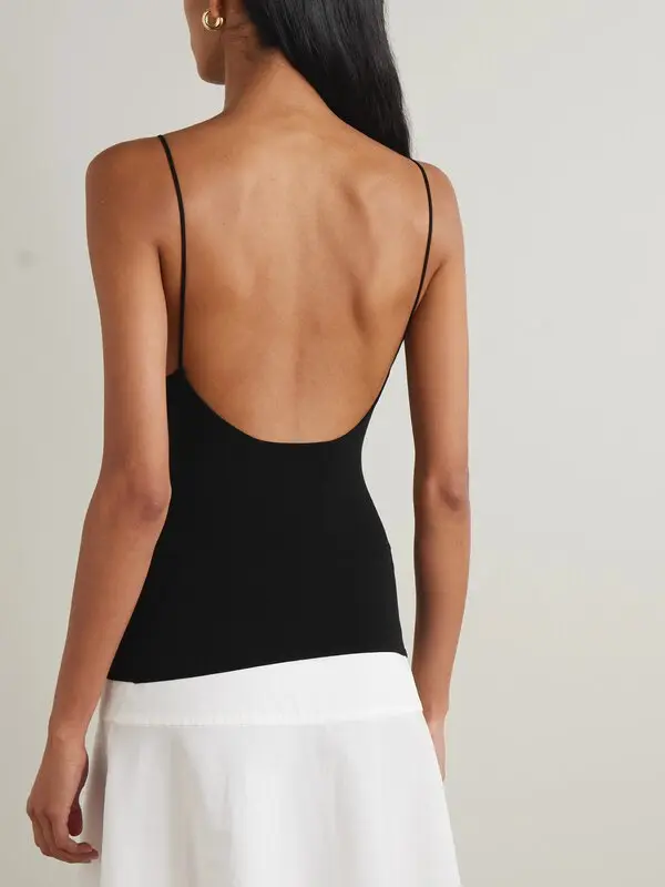 ST. AGNI Open-back Tencel Lyocell-blend Tank
