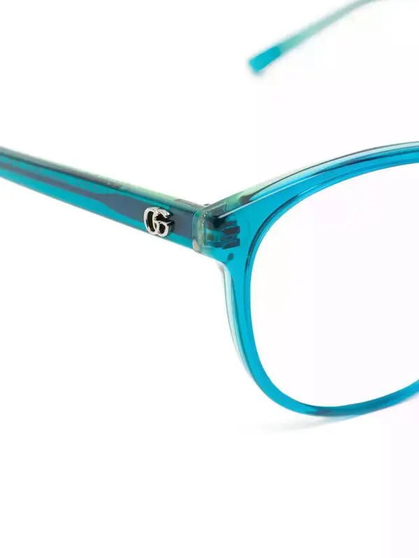 Gucci Round-frame Glasses - Blue