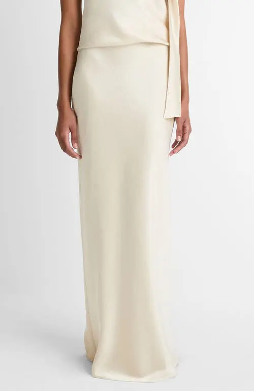Vince Satin Bias Column Skirt