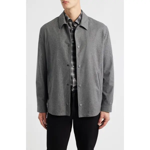 Canali Cashmere Blend Overshirt