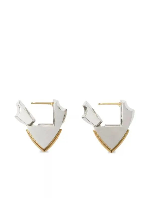 Burberry Shield-shaped Earrings