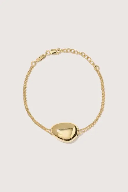 OTIUMBERG 14kt Gold Vermeil Pebble Bracelet - Yellow Toned Gold