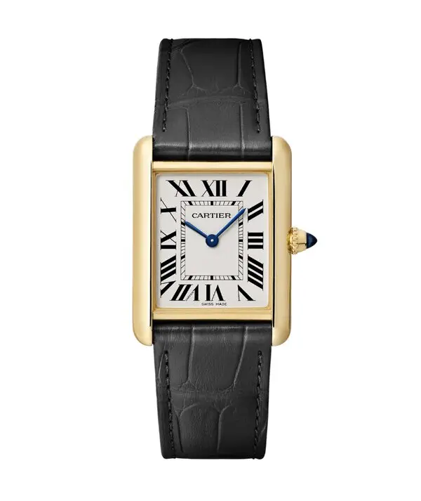Cartier Tank Louis 33.7mm 18-karat And Alligator Watch - Gold