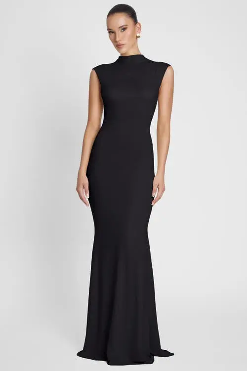 LEAU Como Cap-sleeve Maxi Dress