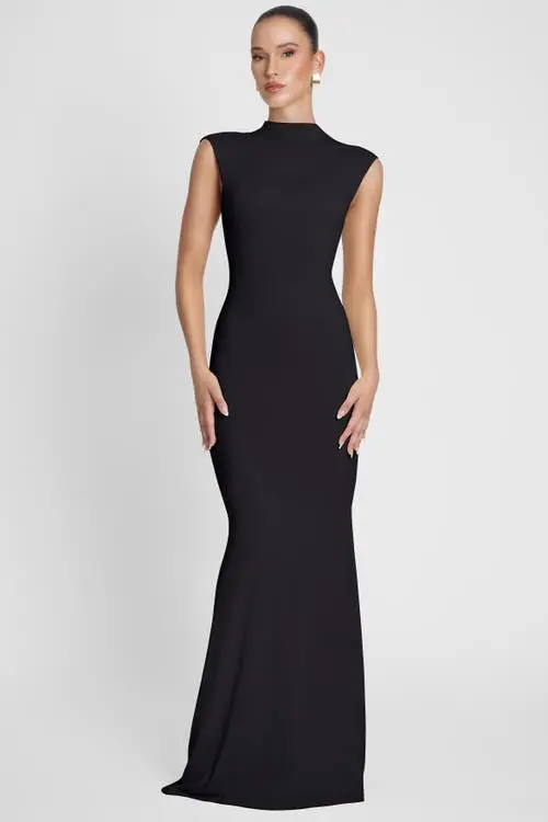 LEAU Como Cap-sleeve Maxi Dress