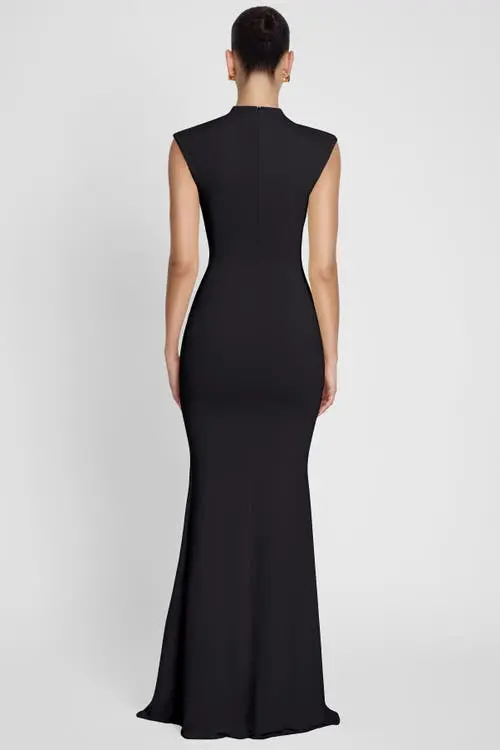 LEAU Como Cap-sleeve Maxi Dress