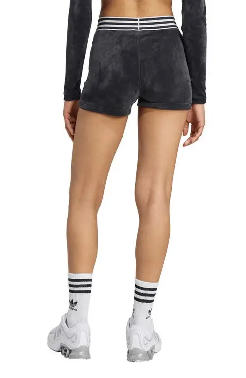 Adidas Fitted Velour Booty Shorts