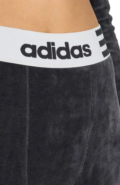 Adidas Fitted Velour Booty Shorts