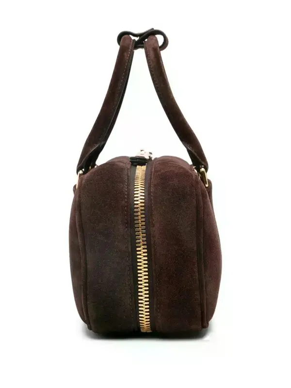 Miu Miu Arcadie Top-handle Zip-fastening Tote Bag - Brown