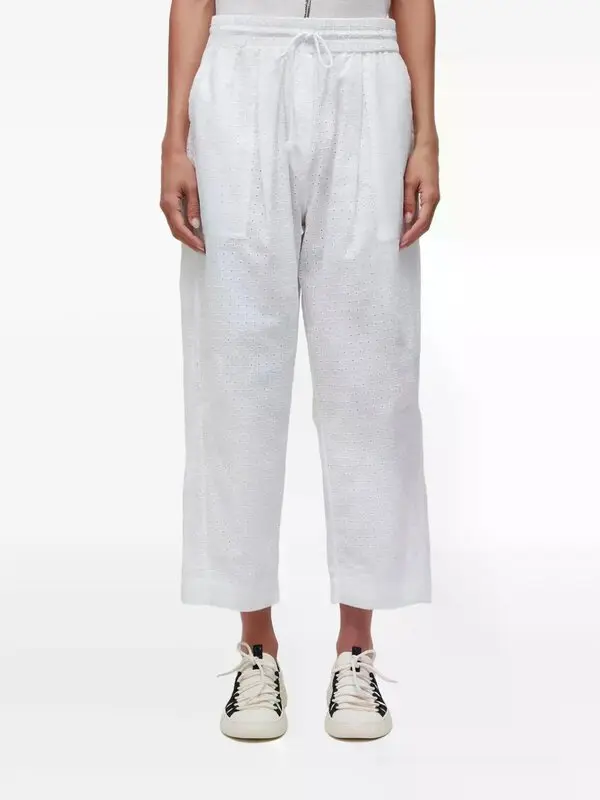 OSKLEN Eyelet-detail Drawstring Trousers