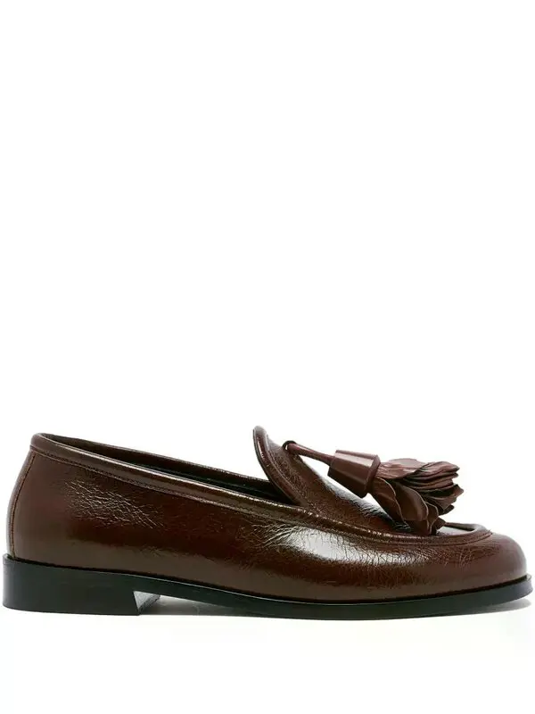 Proenza Schouler Tassel Leather Loafers - Brown