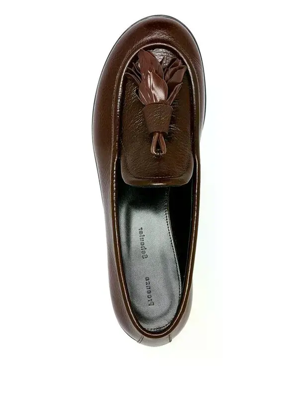 Proenza Schouler Tassel Leather Loafers - Brown