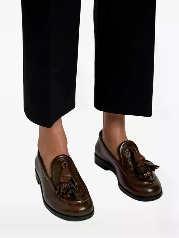 Proenza Schouler Tassel Leather Loafers - Brown