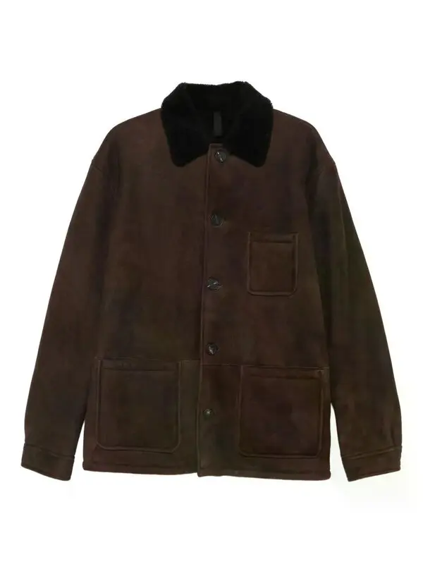 Tagliatore Fur Collar Pocket Coat