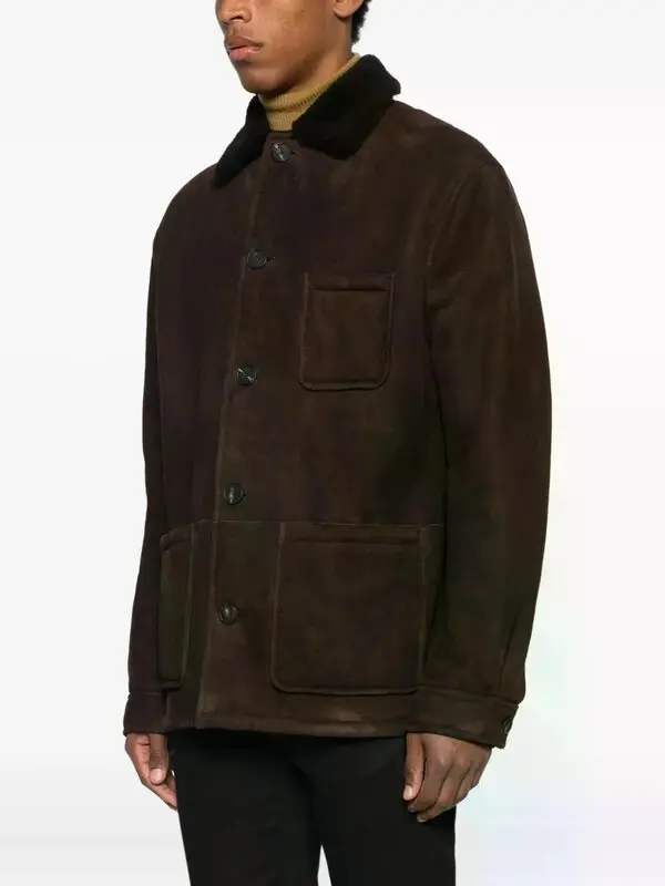 Tagliatore Fur Collar Pocket Coat