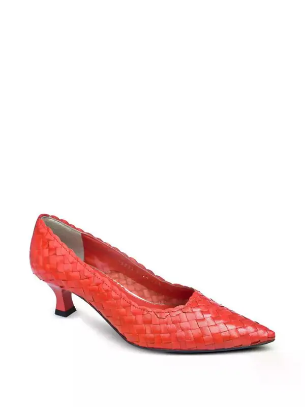 LA ROSE Carol Woven Pumps