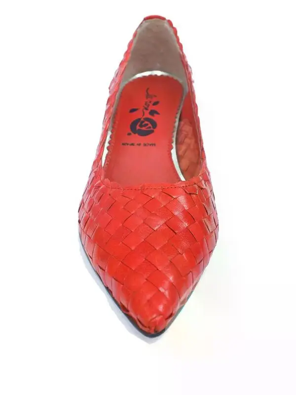LA ROSE Carol Woven Pumps