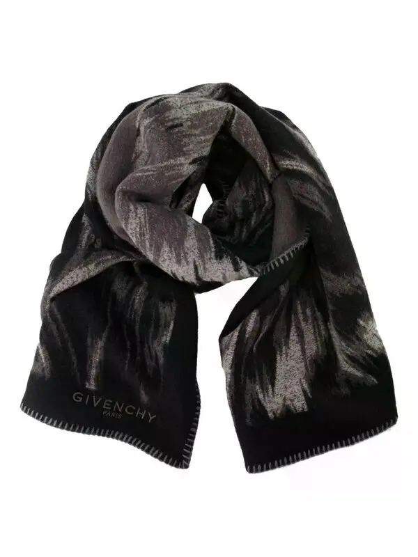 Givenchy Animal-print Jacquard Scarf