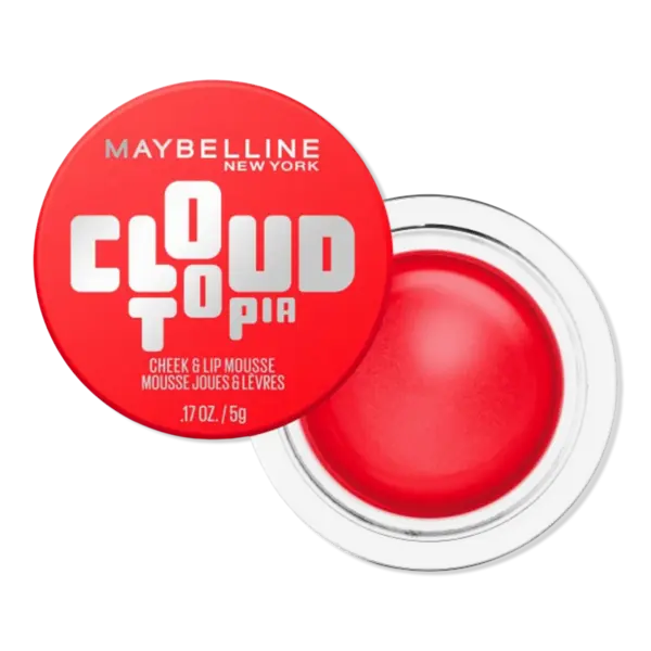 MAYBELLINE Cloudtopia Cheek And Lip Mousse - Divine Crimson