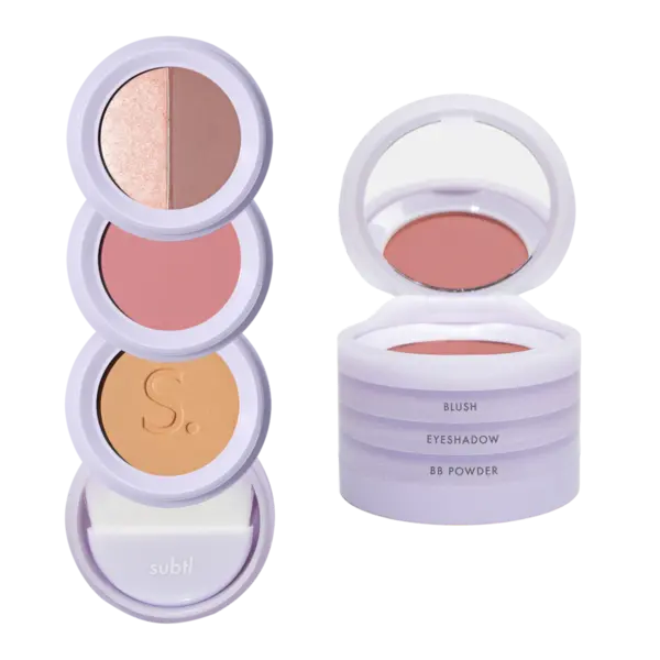 SUBTL. BEAUTY 3-in-1 Powder Stak - Light 2w