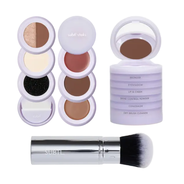 SUBTL. BEAUTY 6-in-1 Full Face Makeup Stack With Retractable Face Brush - 019n