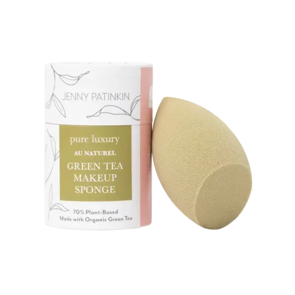 JENNY PATINKIN Green Tea Makeup Sponge | Biodegradable Vegan Beauty Blender - One-color