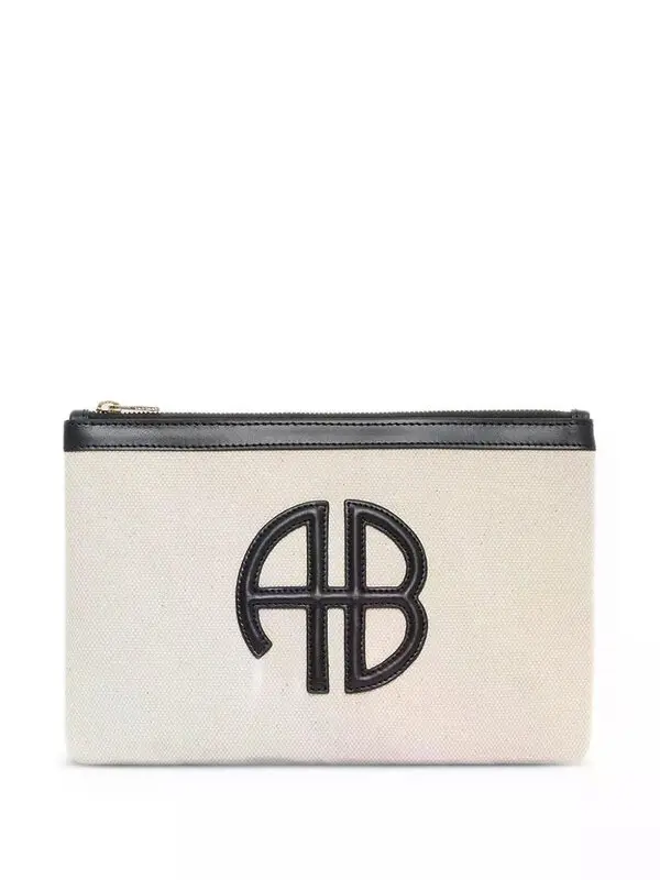ANINE BING Lili Clutch Bag - Neutrals