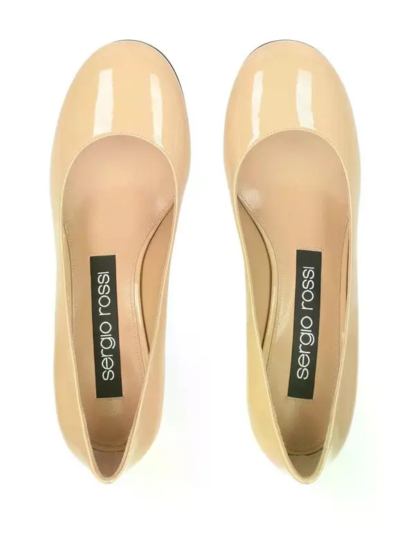 SERGIO ROSSI 50mm Pilier Pumps - Neutrals