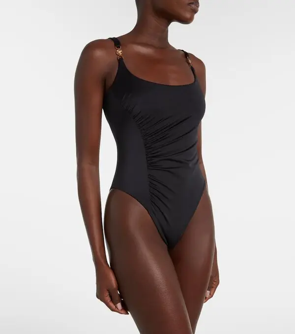Versace Medusa '95 Gathered Swimsuit