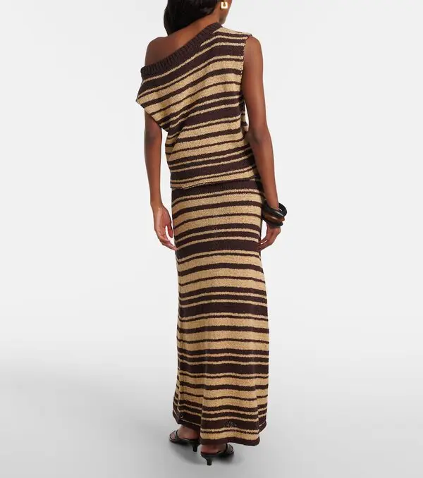 Faithfull The Brand Micah Striped Maxi Skirt