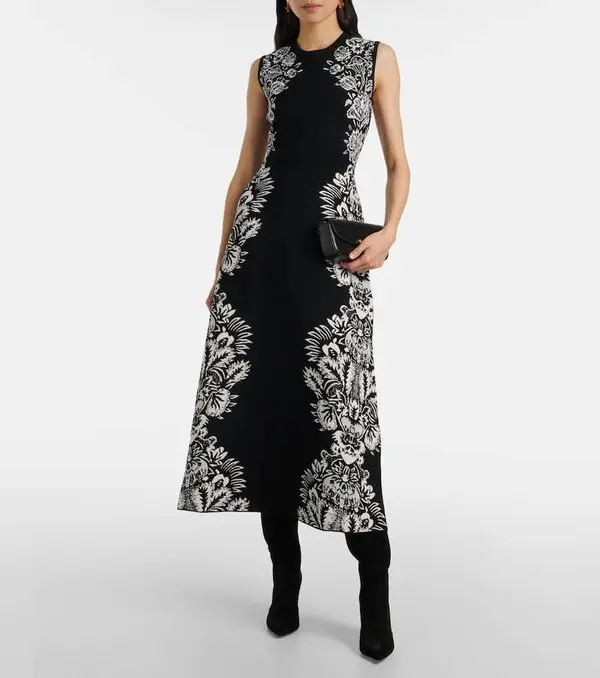 Ulla Johnson Liana Jacquard Midi Dress
