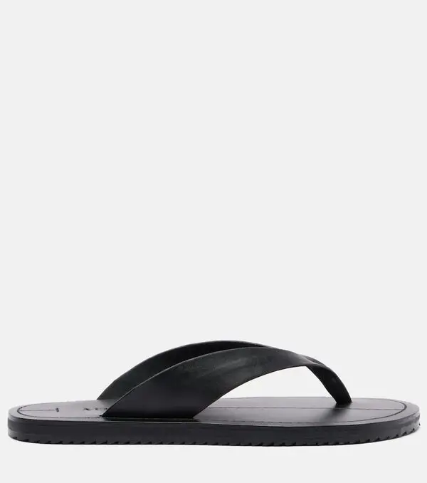A.emery Flora Leather Thong Sandals