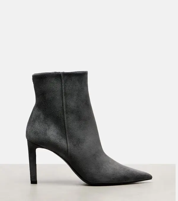 JIMMY CHOO Frankie 85 Suede Ankle Boots