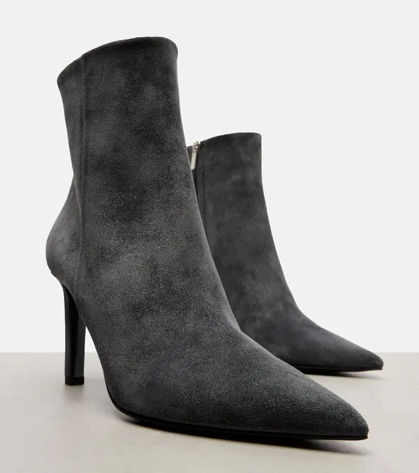 JIMMY CHOO Frankie 85 Suede Ankle Boots
