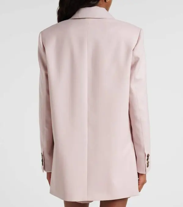 Max Mara Ombrosa Wool-blend Blazer - Pink