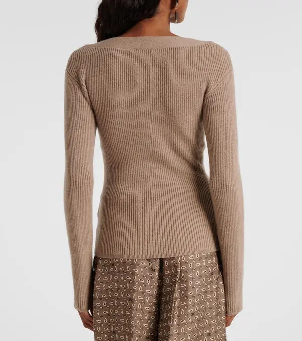 Max Mara Gioiosa Wool And Cashmere-blend Cardigan